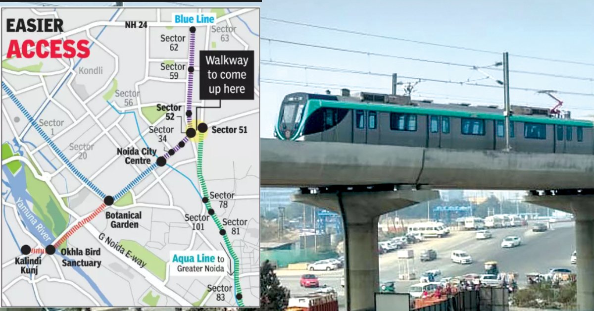 Senior Citizens Demand A Bridge To Link Aqua With Blue Lines - Metro ...