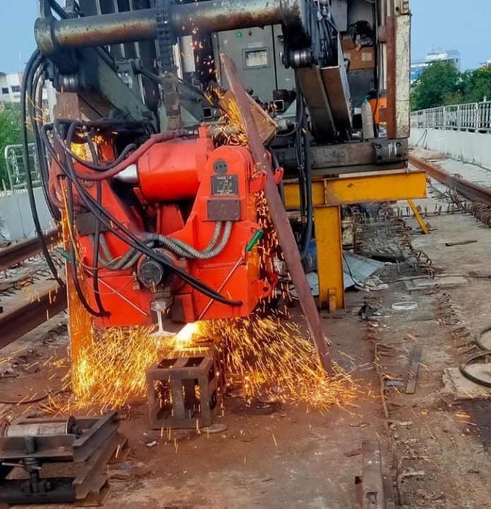Flash Butt Welding For Reach II And IV Tracks Completed For Nagpur ...