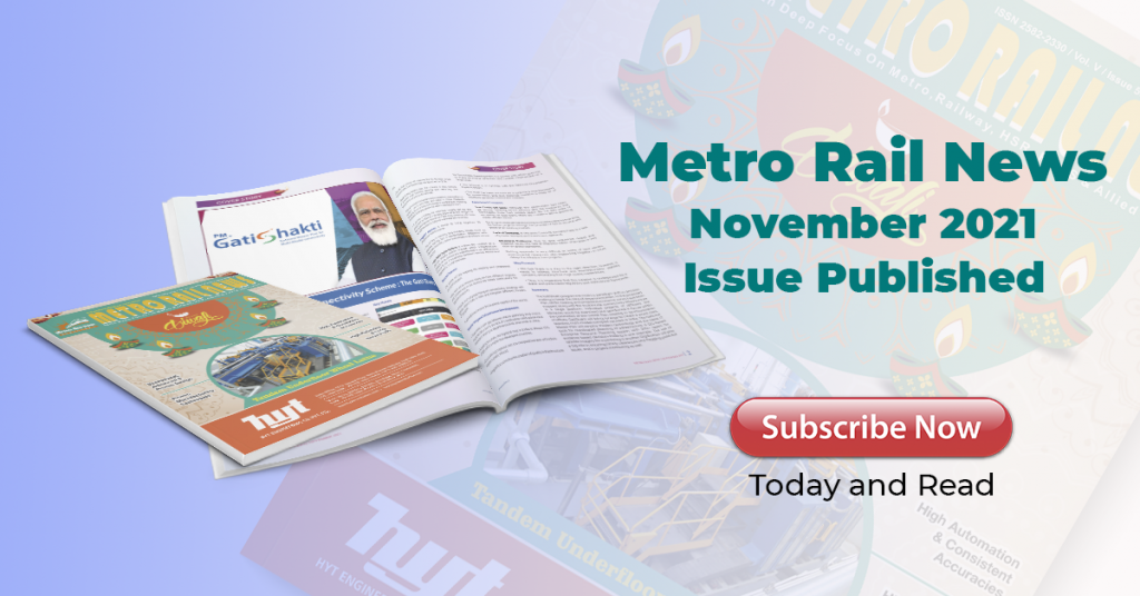Metro Rail News Nov 2021 Issue Published - Metro Rail News
