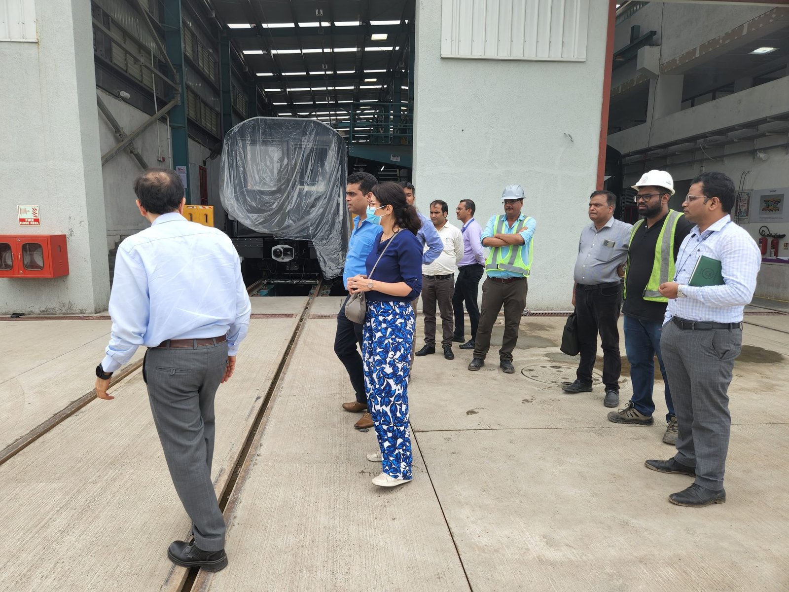 AFD Team Visits Pune Metro Project For Inspection - Metro Rail News