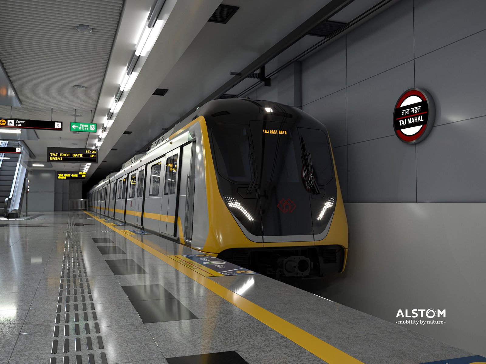 Alstom Unveils The First Look Of Metro Trains For Agra - Metro Rail News