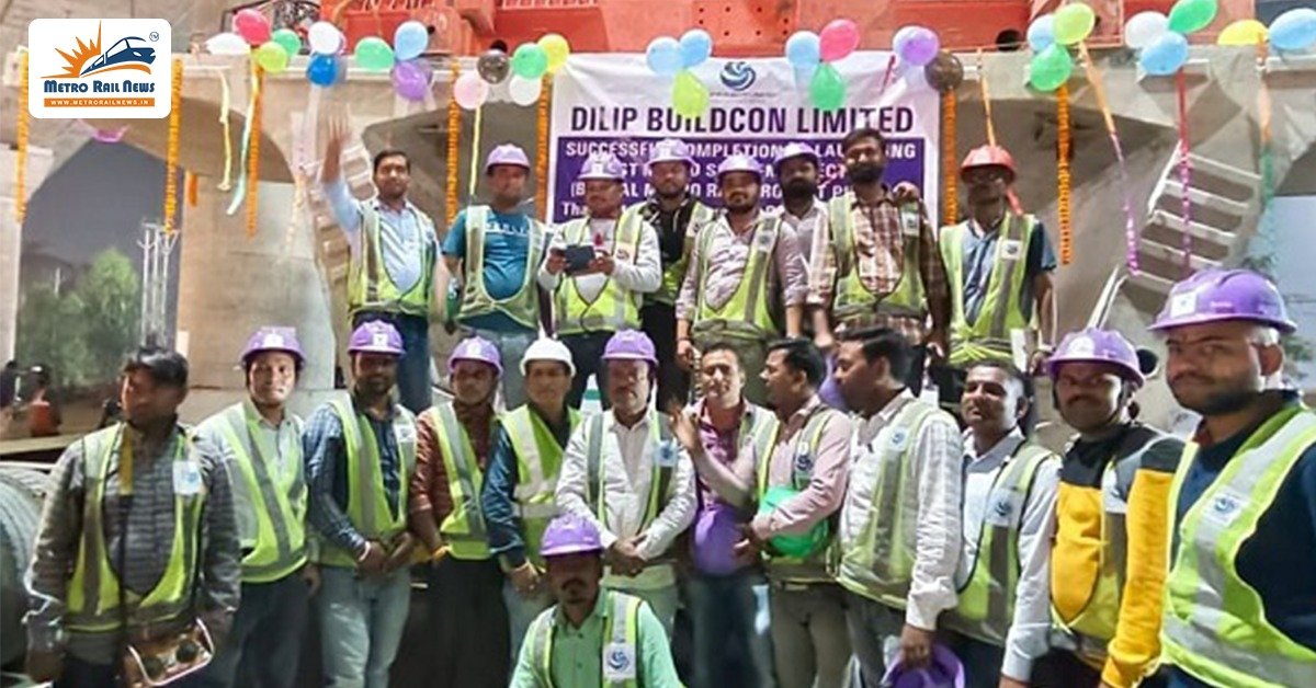 Dilip Buildcon Debuts Package 1 Last Segment Of Bhopal Metro - Metro Rail News