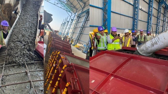 Afcons Casts First Batch Of Tunnel Segment For Delhi Metro Silver Line ...