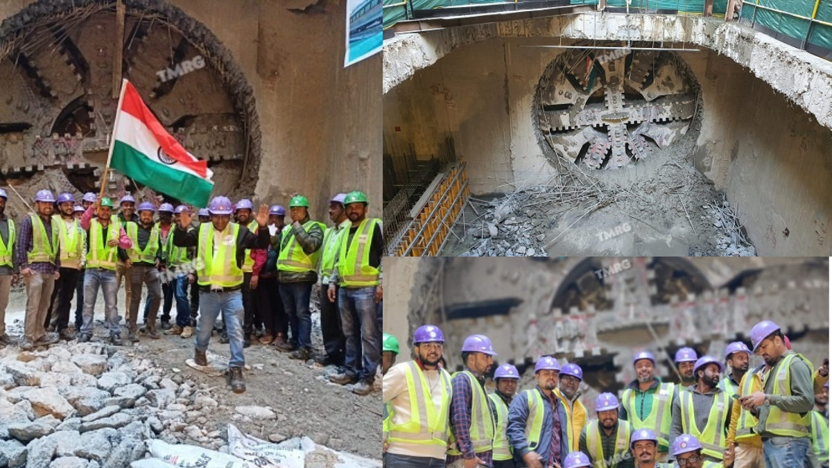 TBM S88 Achieves Its First Tunnel Breakthrough At Meerut Central Of ...