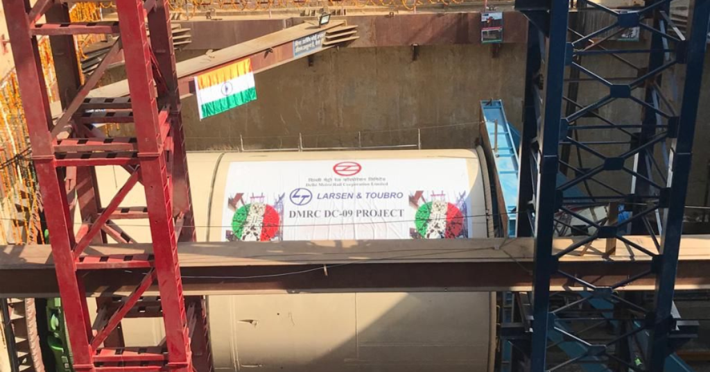 L&T Commences Tunnelling For Delhi Metro's Silver Line With TBM Launch ...