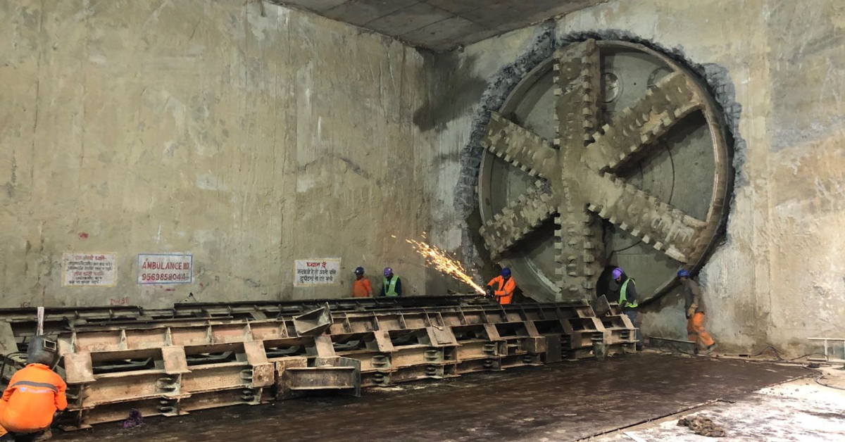 Gulermak - Sam India JV Starts The Second Drive Of Kanpur Metro's TBM ...