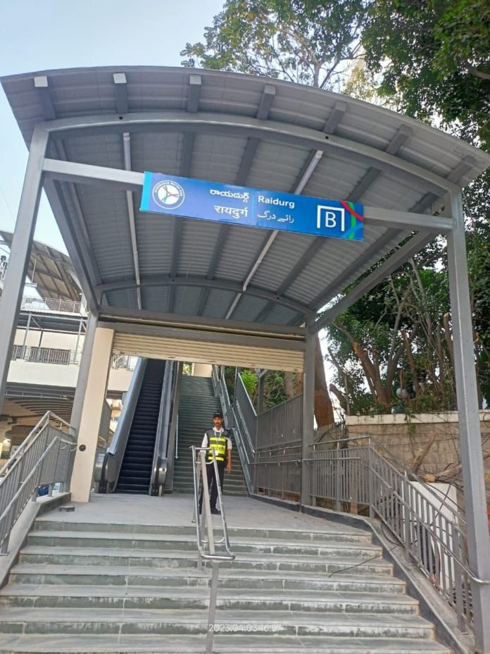 Hyderabad Metro Rail To Open The 4th Arm Of Raidurg Metro Station Today ...