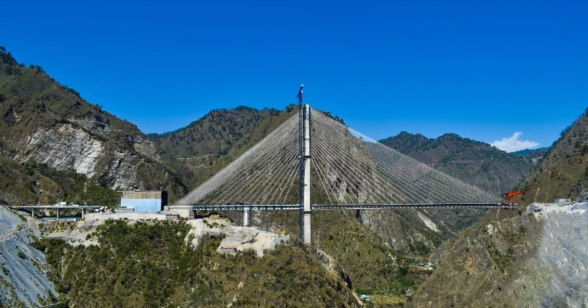 India's first cable-stayed railway bridge - Metro Rail News