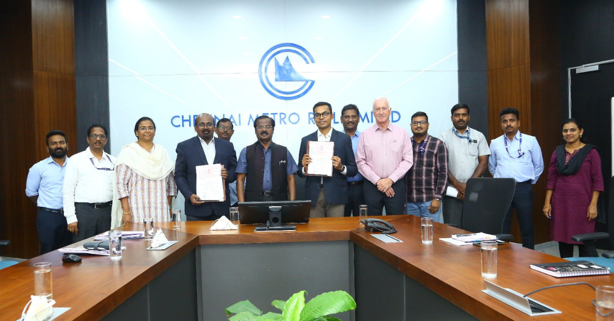 CMRL Signs Contract Agreement For OCC Construction At Madhavaram Depot ...
