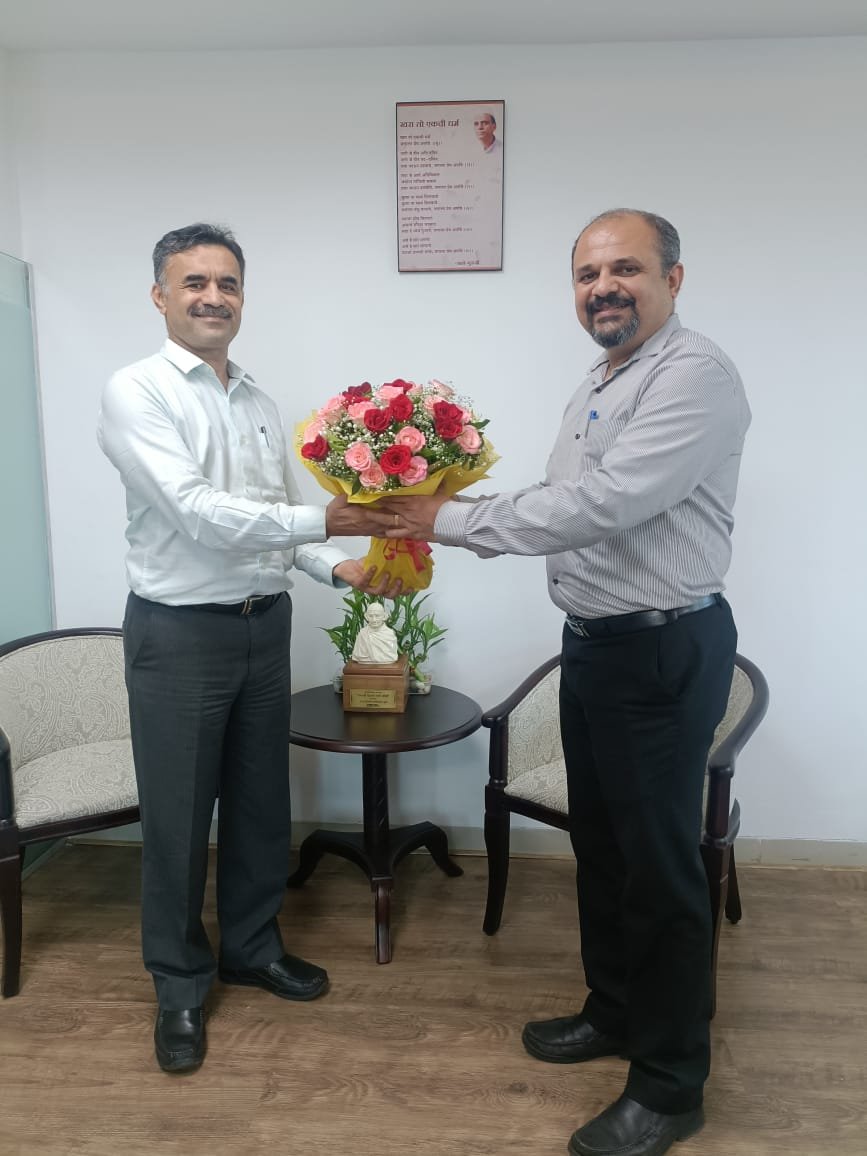Mr. Shravan Hardikar Takes Over The Charge From Dr. Nitin Kareer ...