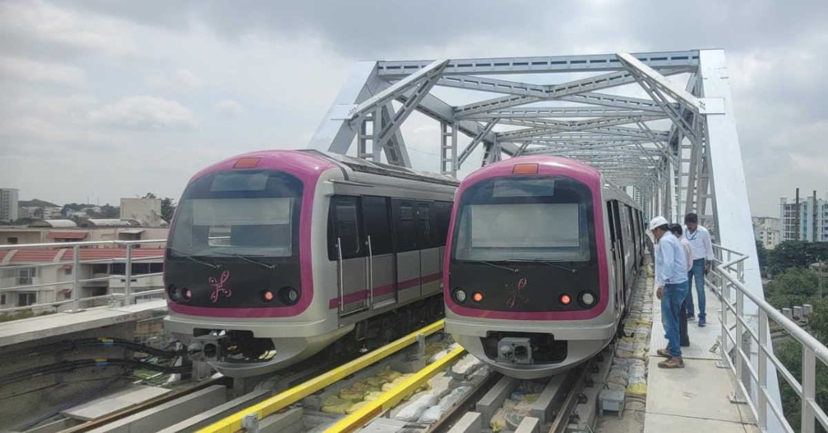 Namma Metro Conducts Load Testing On Open Web Girder - Metro Rail News
