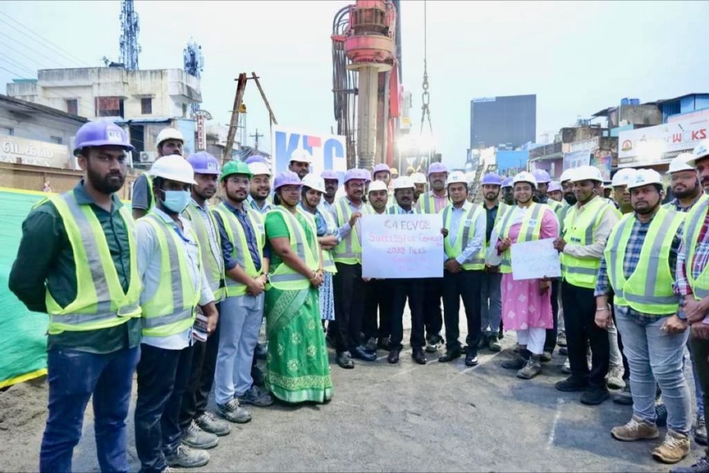 Final Pile Bored On The ECV-02 Package Of Chennai Metro Phase 2 - Metro ...