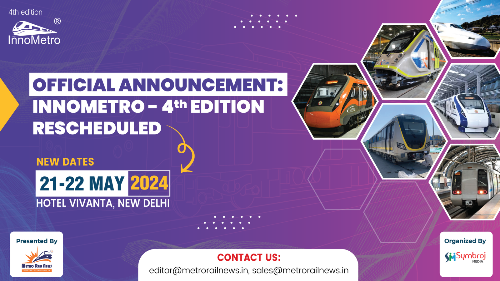 Industry Event Update: Symbroj Media Announces The Rescheduling Of ...