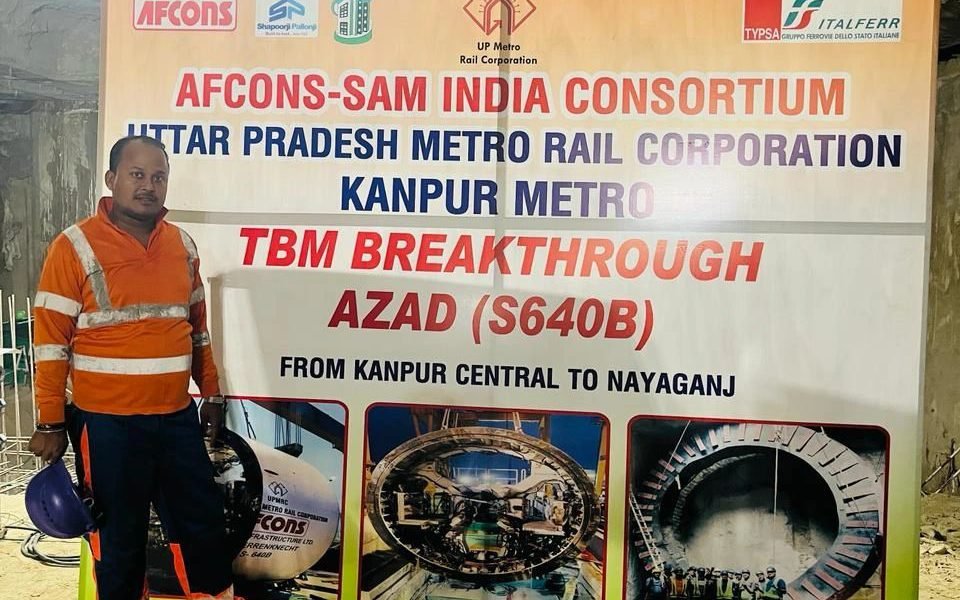Kanpur Metro: TBM Azad Achieves Breakthrough At Nayaganj For Package ...