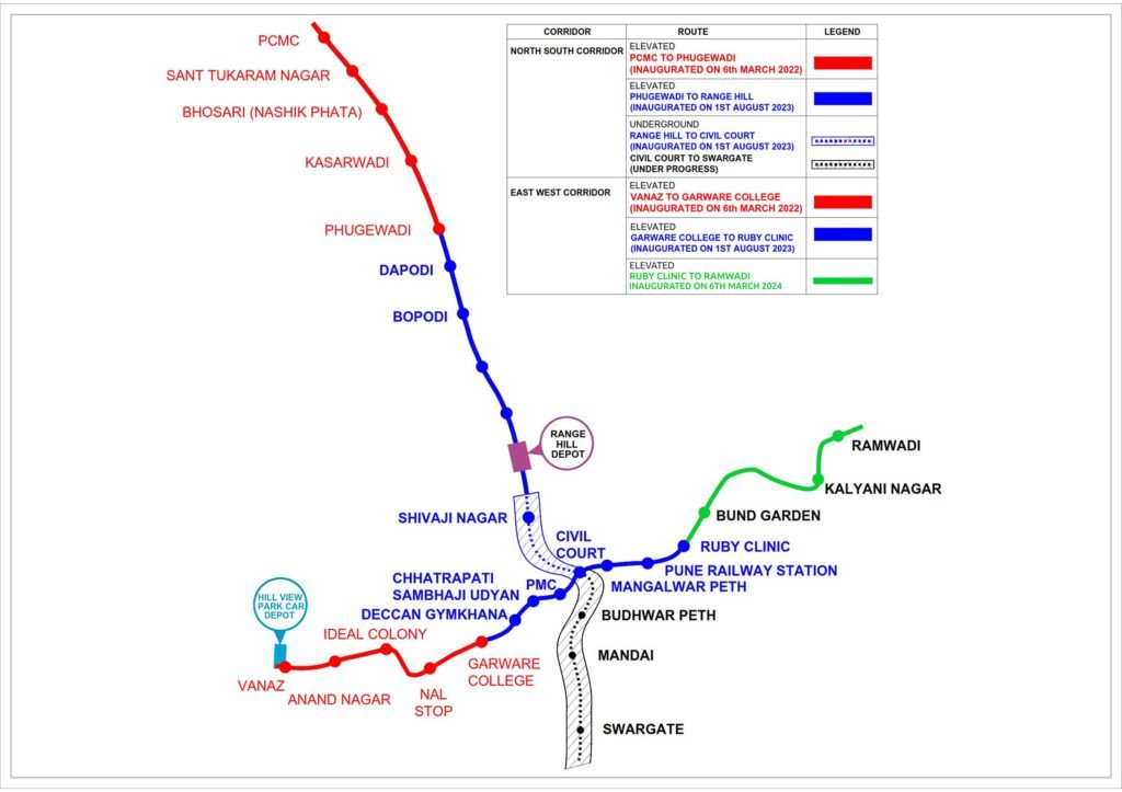 Route_map_pune - Metro Rail News