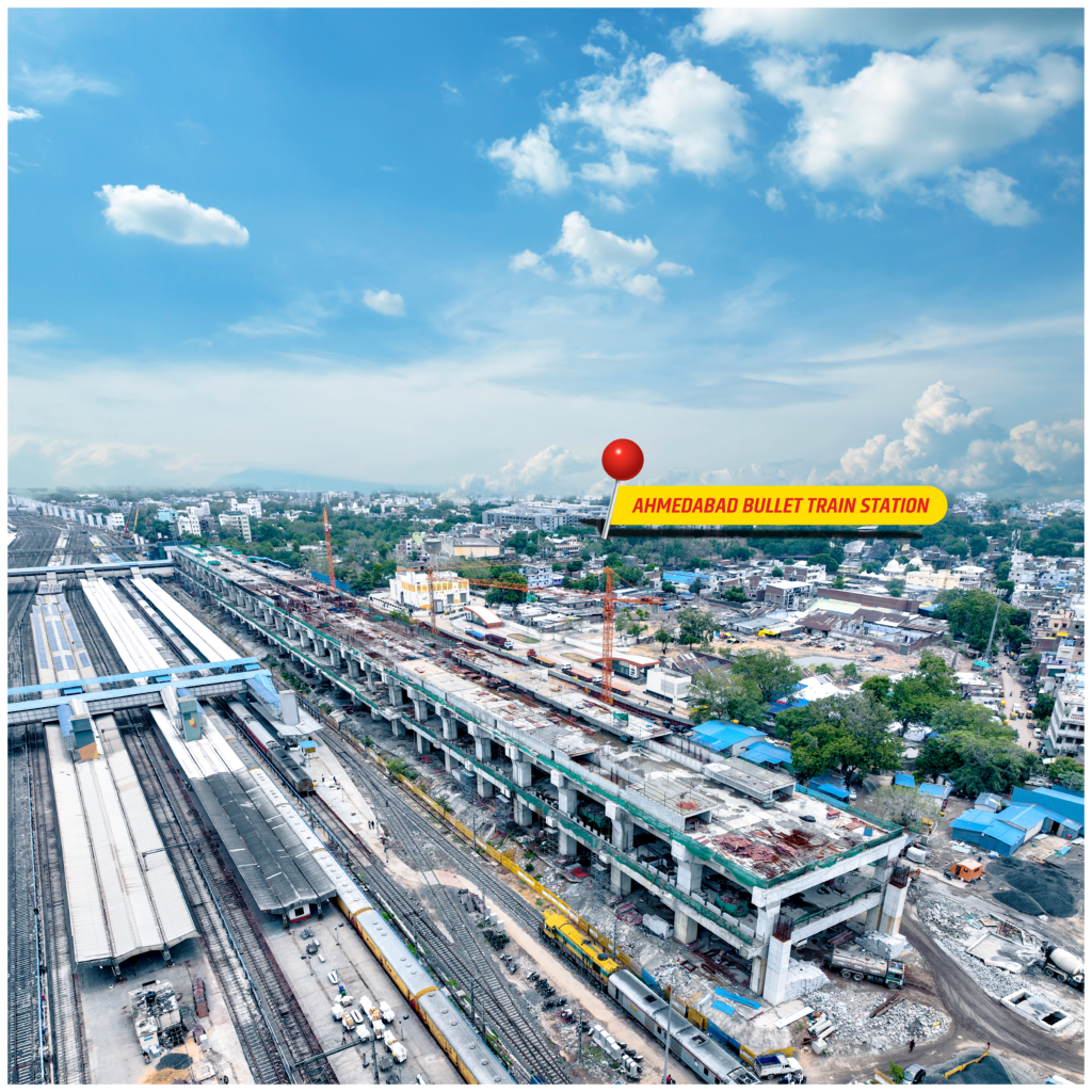 Bullet Train Project Advances With The Completion Of Rail Level Slab At ...